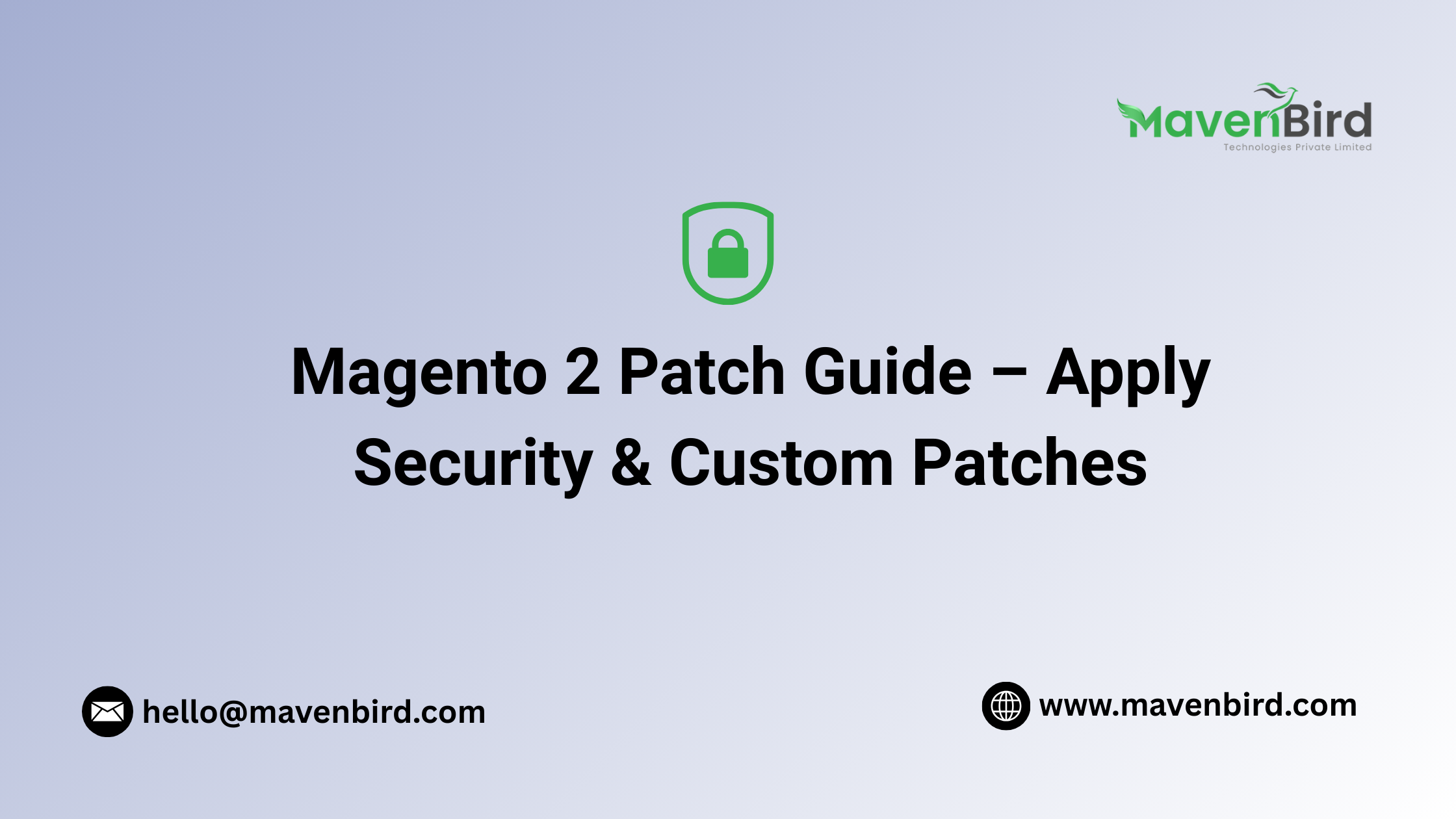 Magento 2 Vendor Patch Guide – Mavenbird Modules