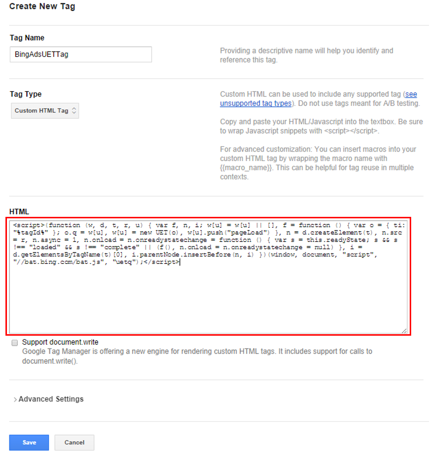 How to configure Bing Ads Universal Event Tracking on Magento 2